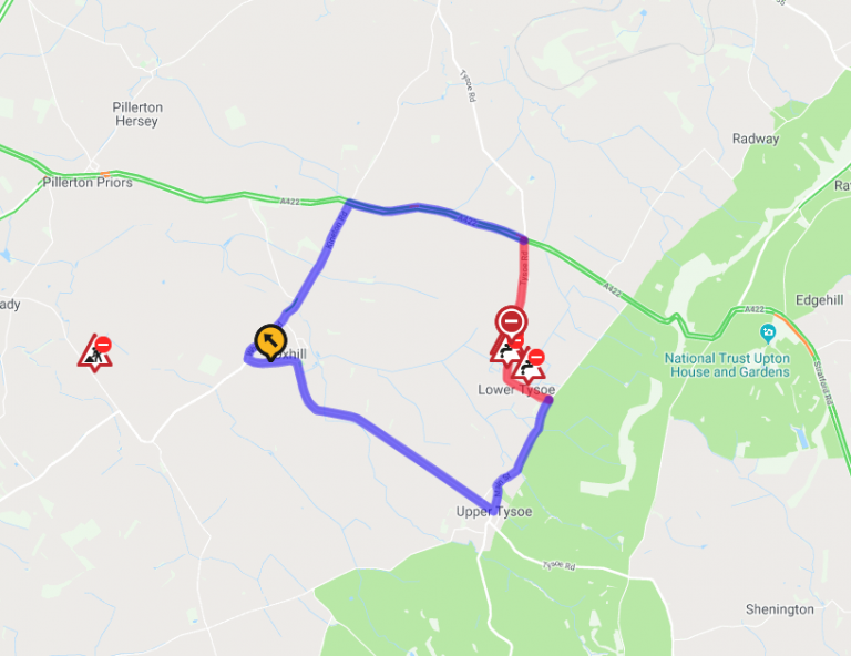 Temporary Road Closure – Tysoe Road | Tysoe Parish & Community